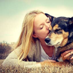 Rescue Dog Sprints to Mom for Hug After 'Terrifying' Run-in With Leaves ...