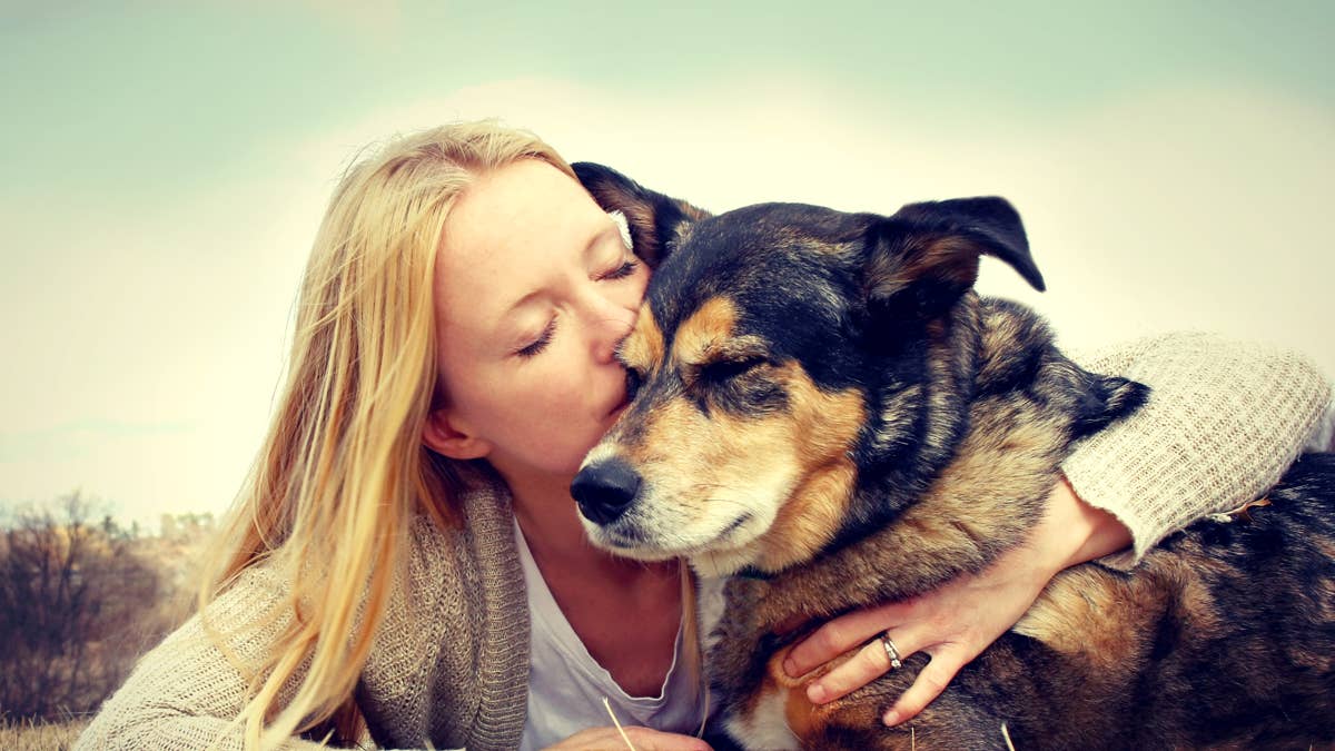 Rescue Dog Sprints to Mom for Hug After 'Terrifying' Run-in With Leaves ...