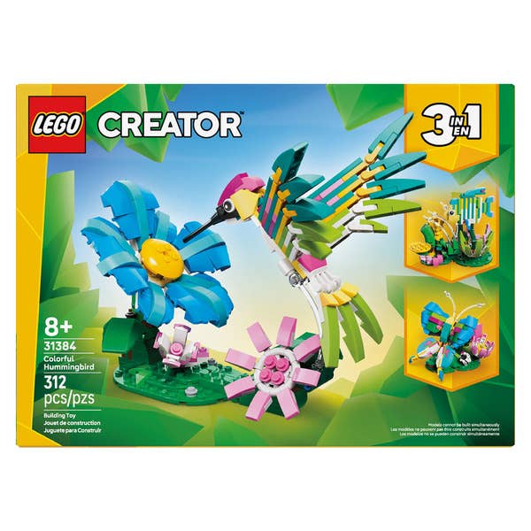 Aldi’s 312-Piece Lego Hummingbird Set Builds 3 Nature Scenes - Parade Pets