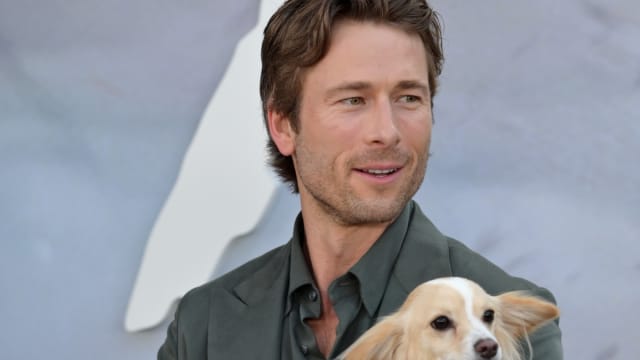 Glen Powell and His Precious Rescue Pup 'Brisket' Basically Share All ... Glen Powell and His Precious Rescue Pup 'Brisket' Basically Share All ...