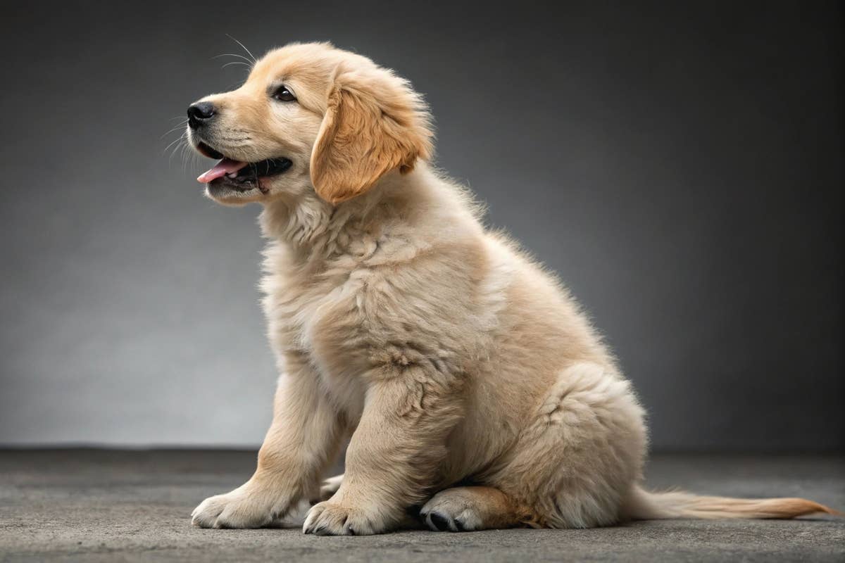 Golden Retriever Puppy Brings the Sweetest Smiles to the Vet - Parade Pets