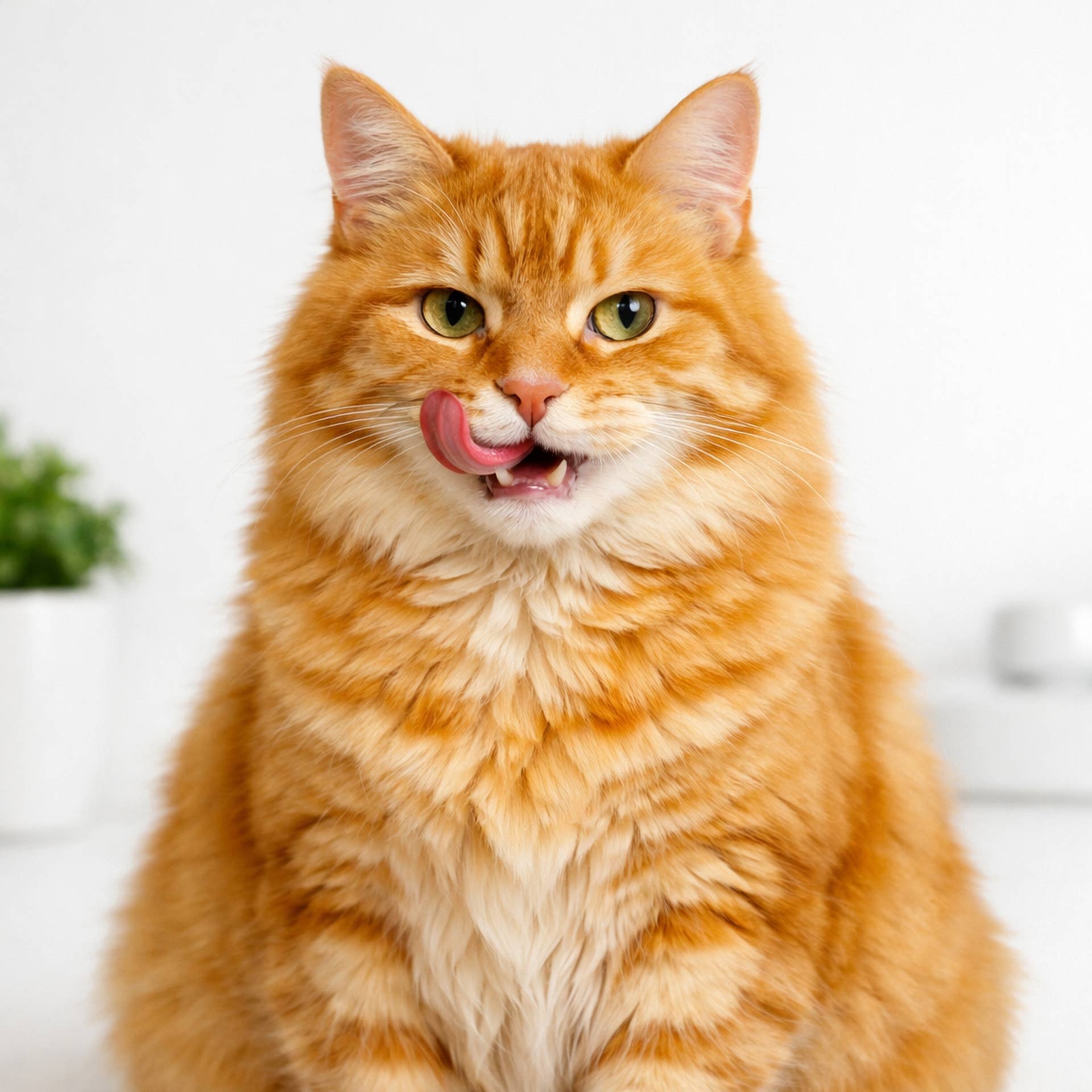 'Gluttonous' Orange Cat Boldly Steals Mom's Breakfast With Exactly Zero ...