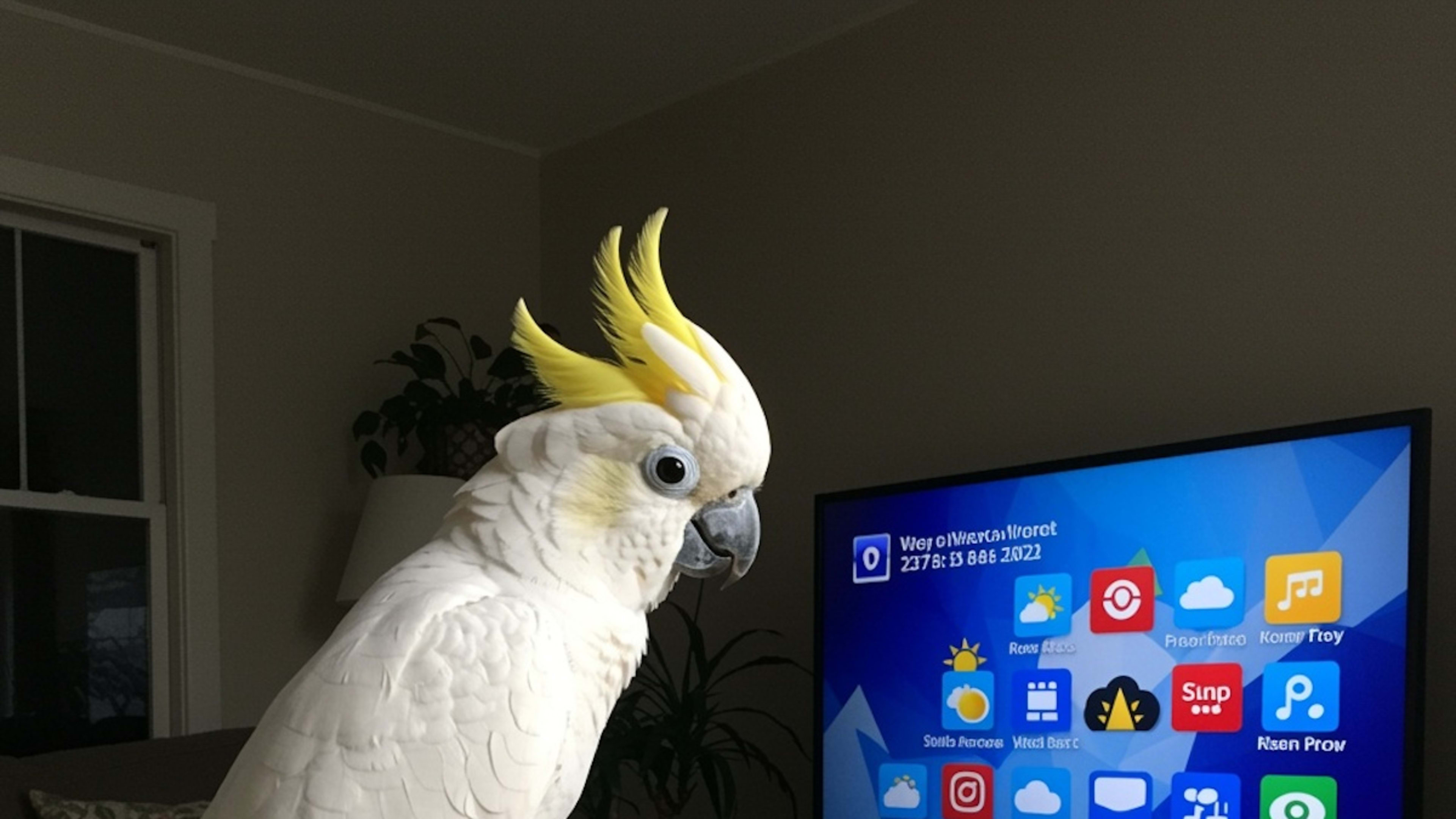 Concerned Cockatoo Worried About Birds Living Outside Really Needs a Hug