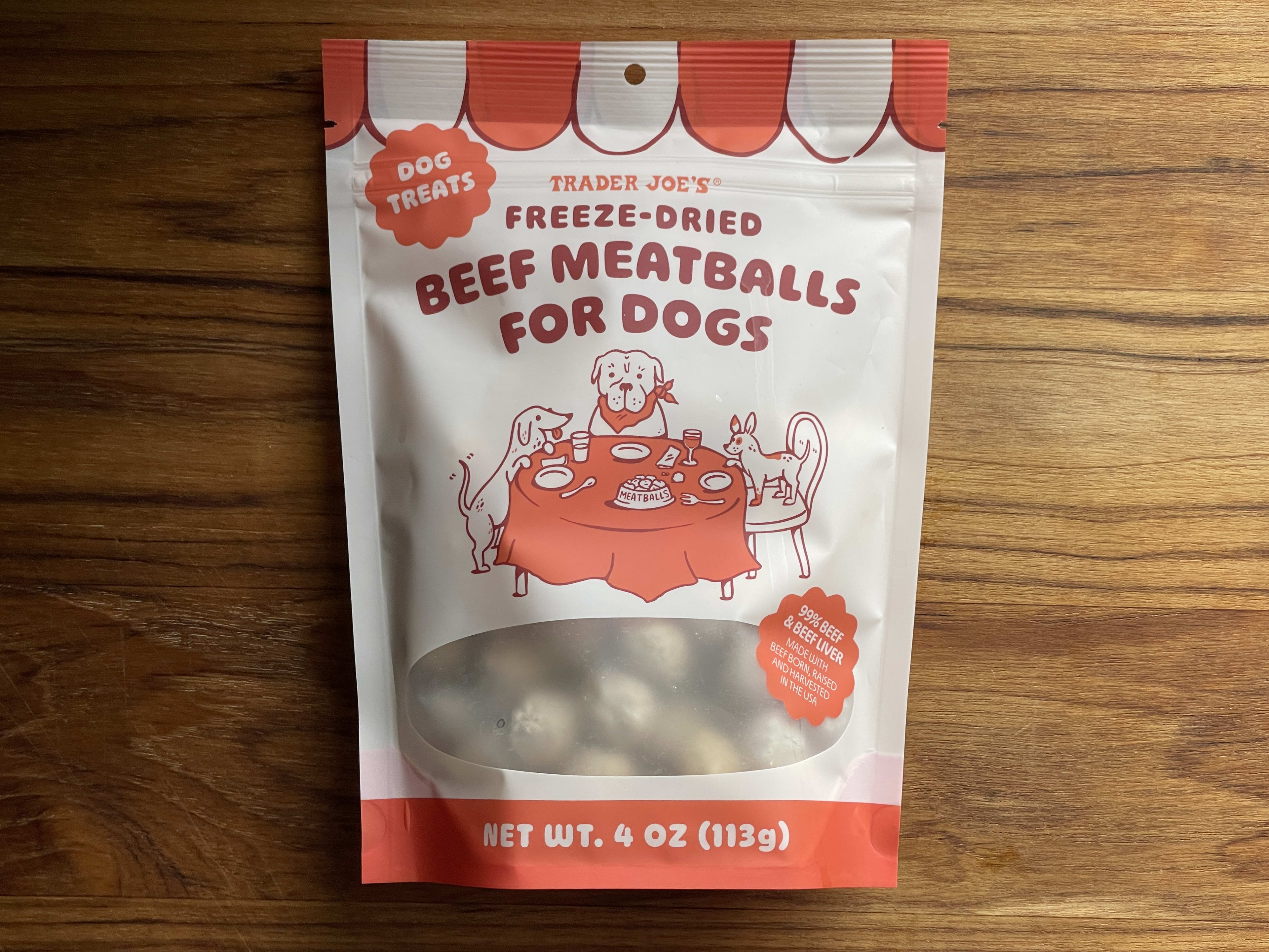 Trader Joe's Freeze-Dried Beef Meatballs Are the Perfect Treat - Parade Pets
